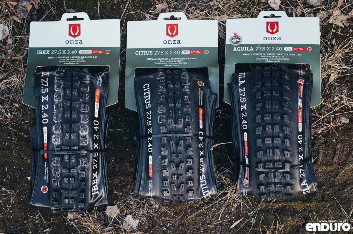 Test: Opony Onza Aquila, Ibex, Citius